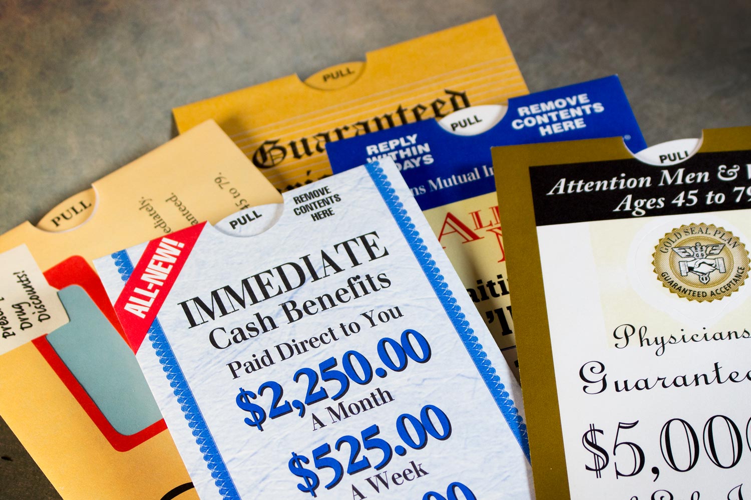 Sim-Pull Mail Envelopes: Pull Tab Envelopes - Tension