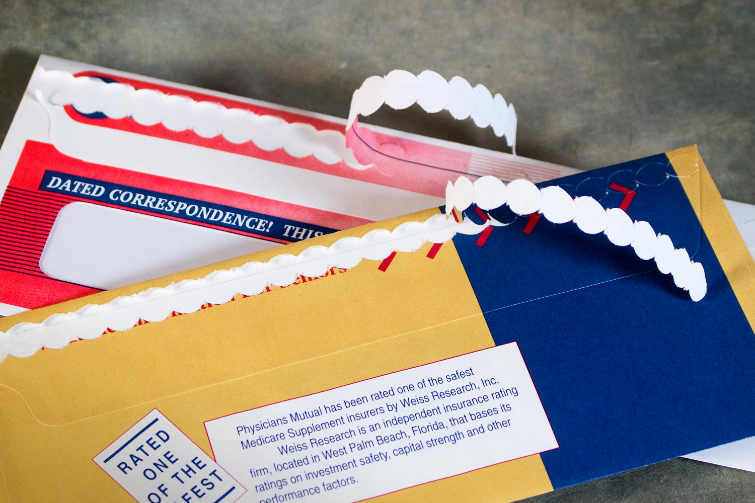 Rip-Ope Tear Strip Envelopes: Easy Tear Open Envelopes - Tension