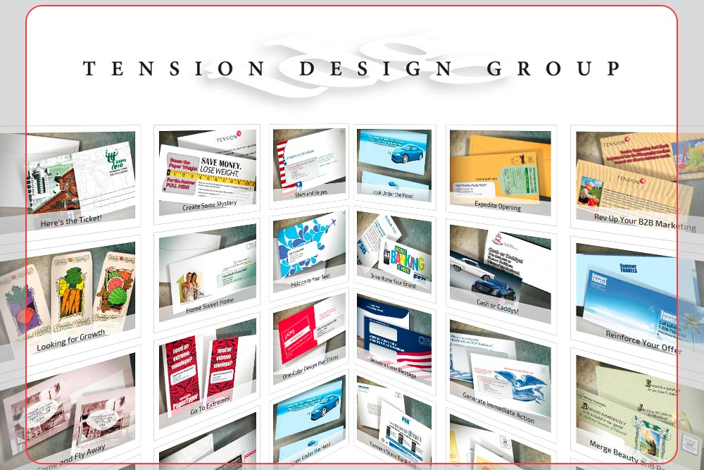 Tension Design Group | Custom Direct Mail | Direct Mail Design