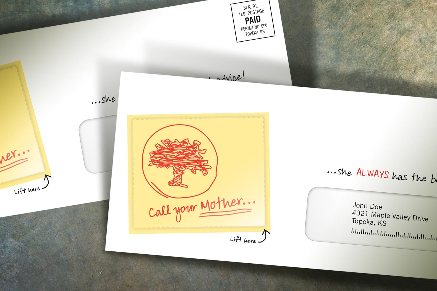 Sticky Note Envelopes for Direct Mail Marketing - Hot Note® Envelopes