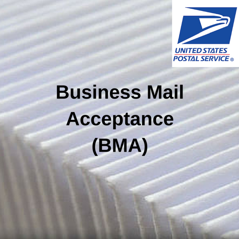 Business Mail Acceptance (BMA) - Tension Envelope & Print